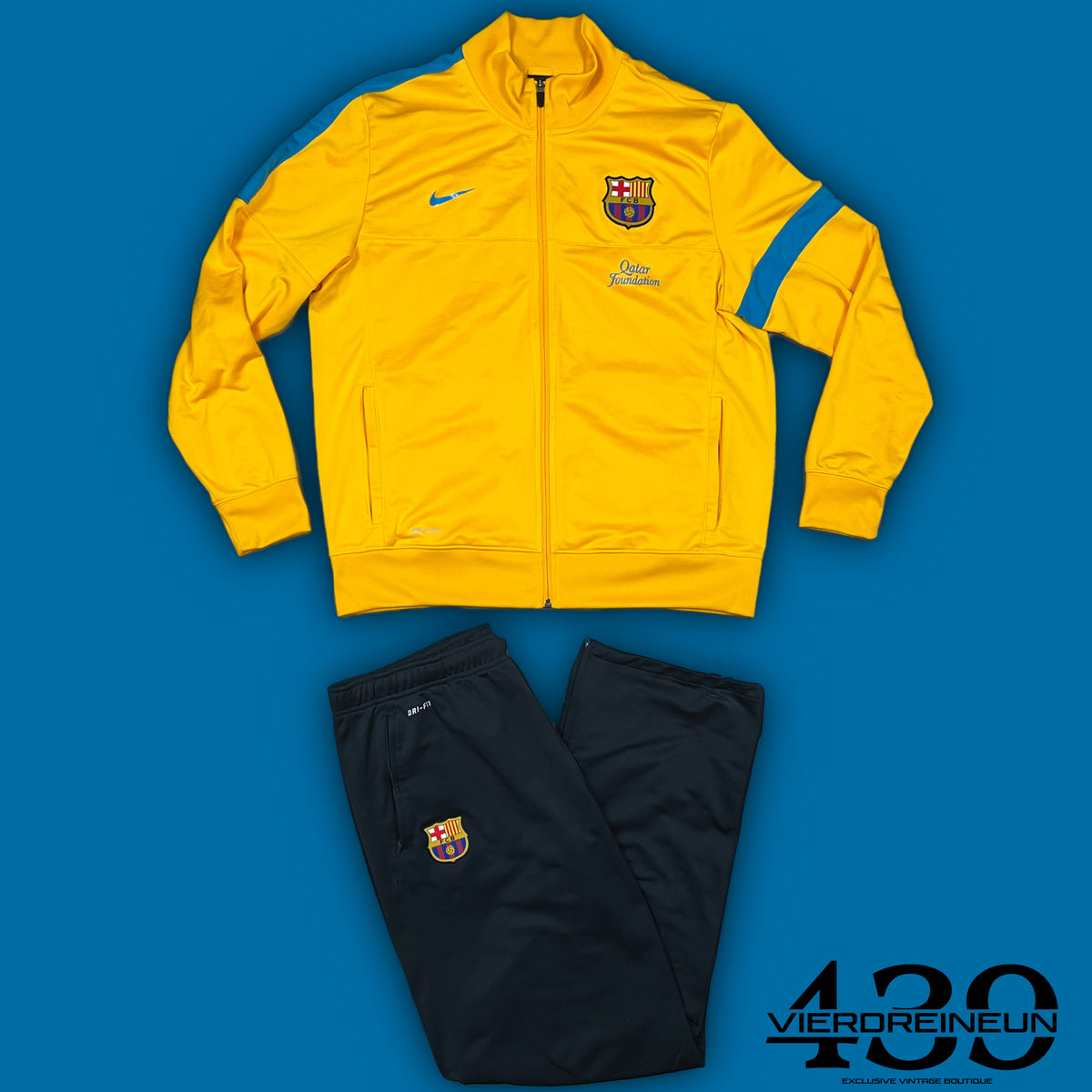 vintage Nike Fc Barcelona tracksuit {XL} – vierdreineun